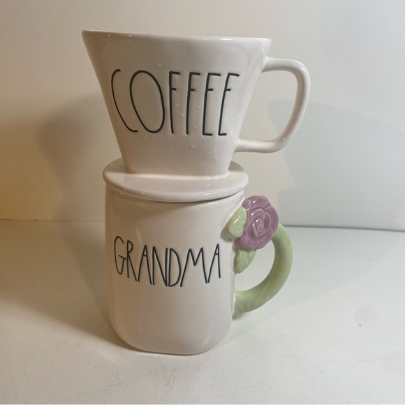 Rae Dunn | Kitchen | Rae Dunn Grandma Mug With Rae Dunn Pour Over ...